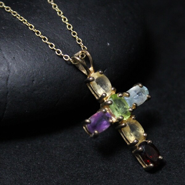 Gemstone Cross - Etsy