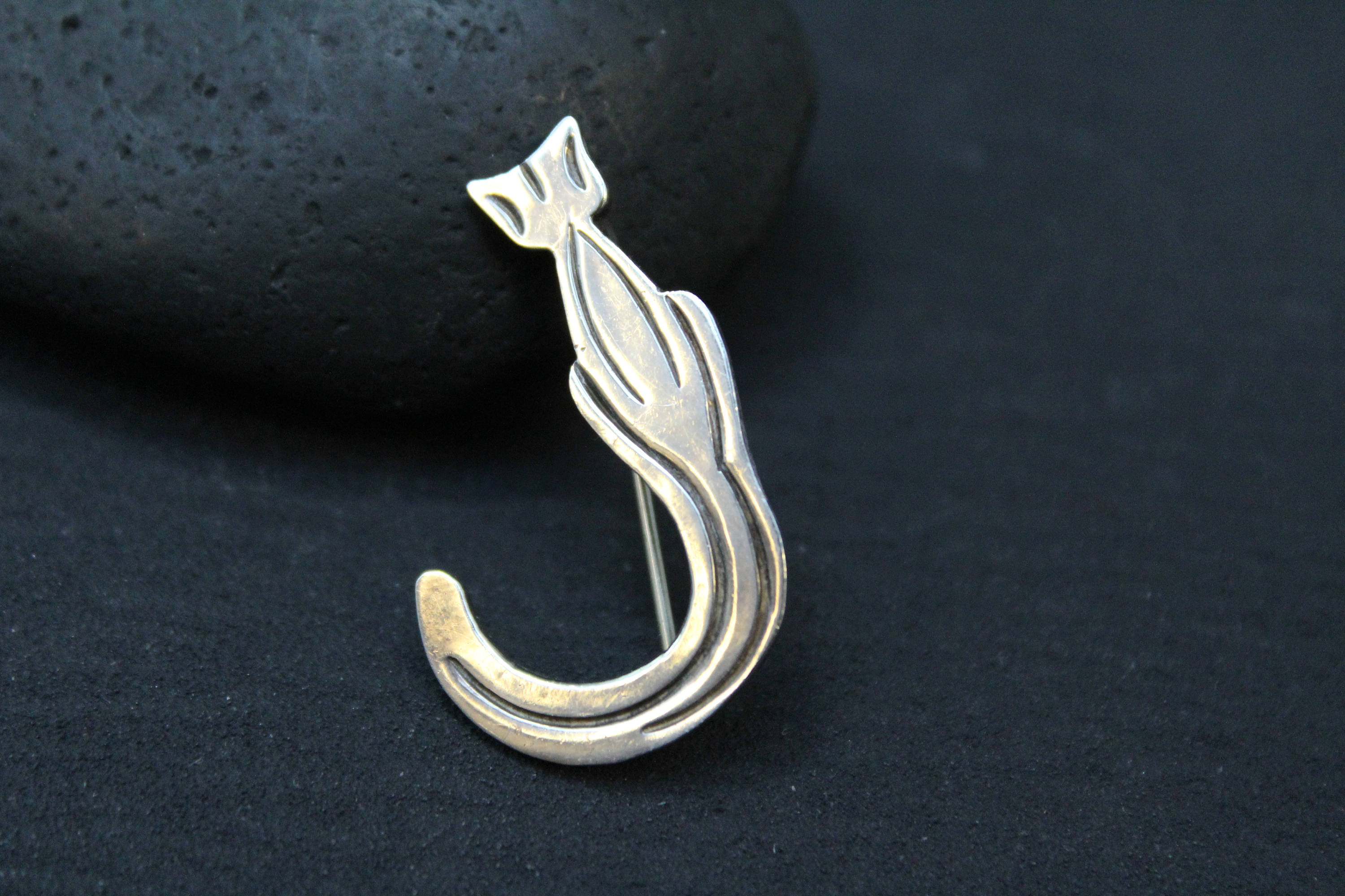 Sterling Silver Taxco Initial J Pin, Sterling Silver Letter J, Abstract ...