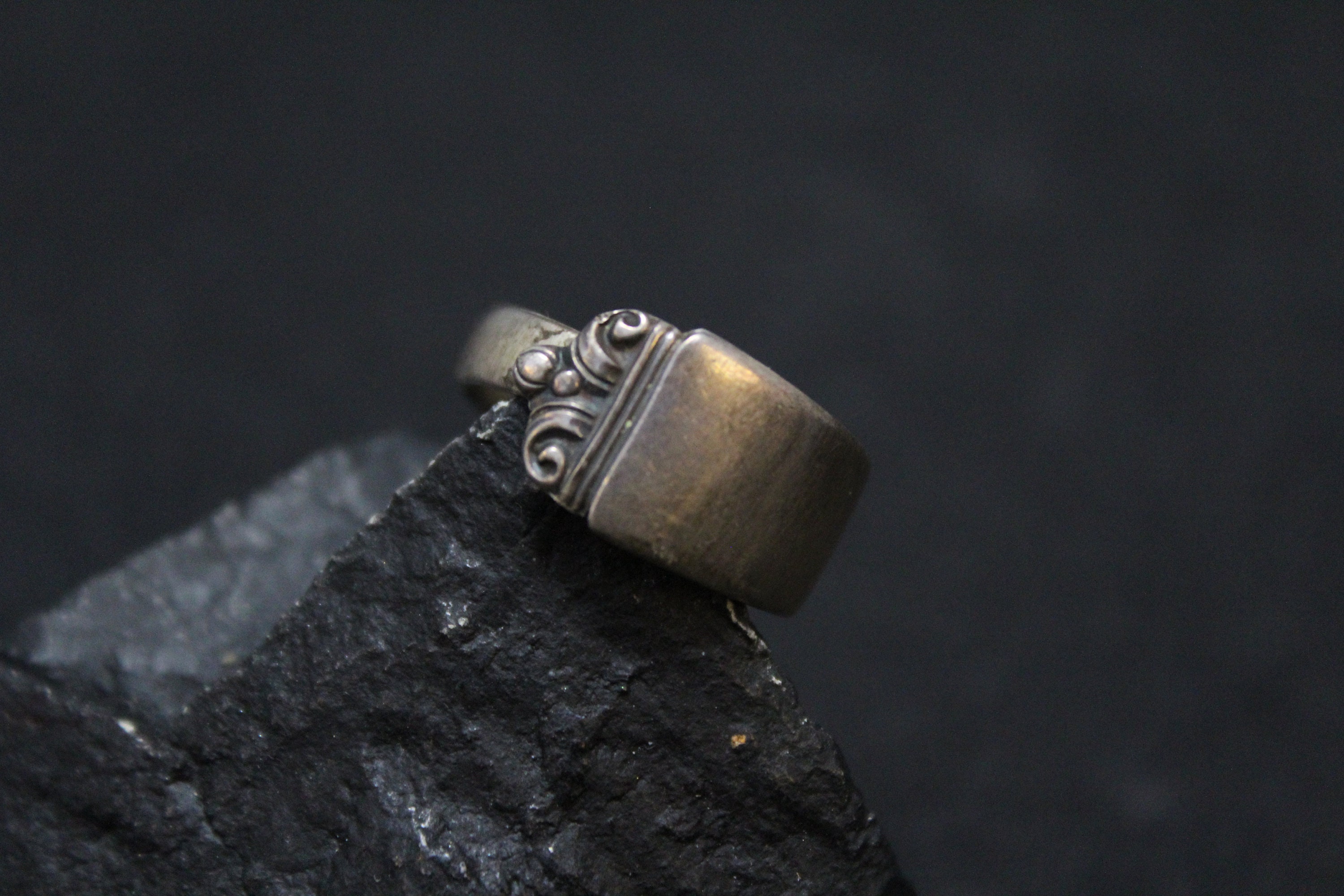 Sterling Silver Spoon Ring, Adjustable Sterling Spoon Ring, Antique ...