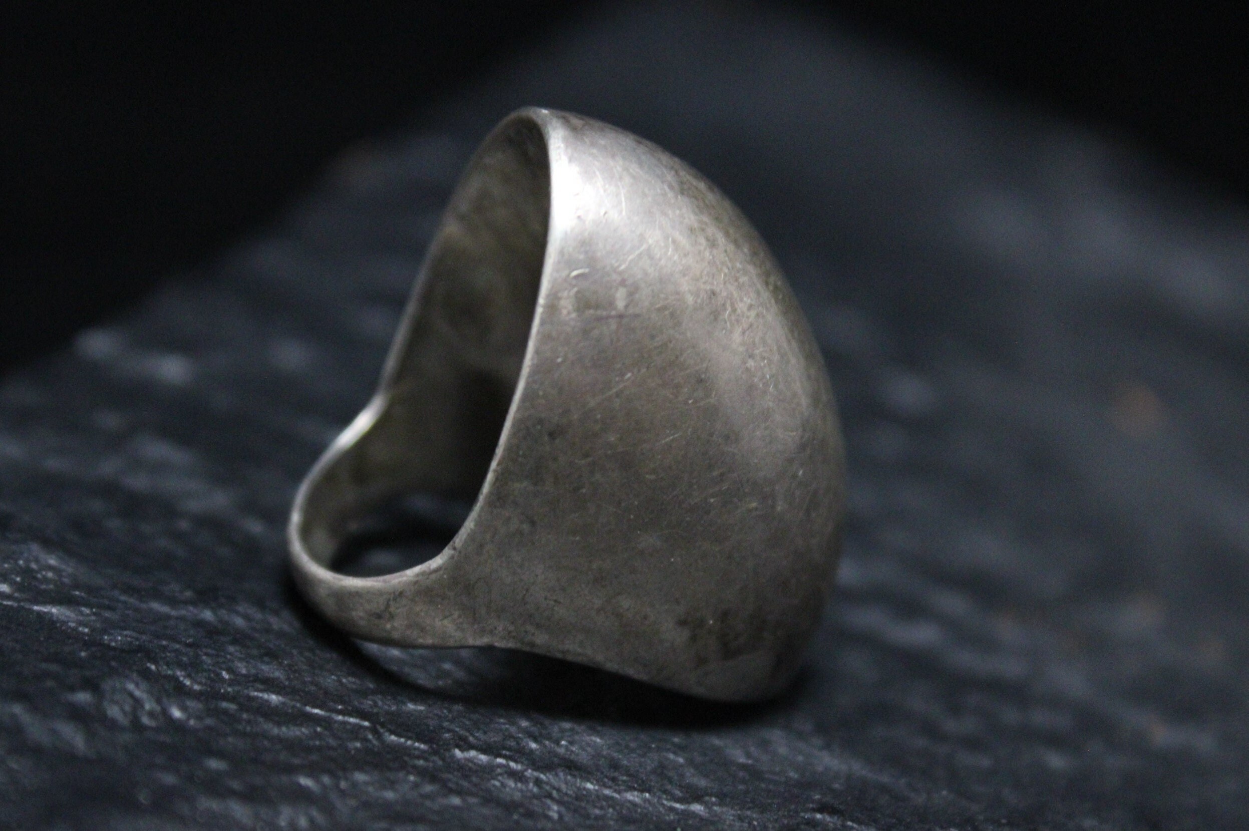 Sterling Silver Modernist Dome Ring, Modernist Sterling Ring, Abstract ...