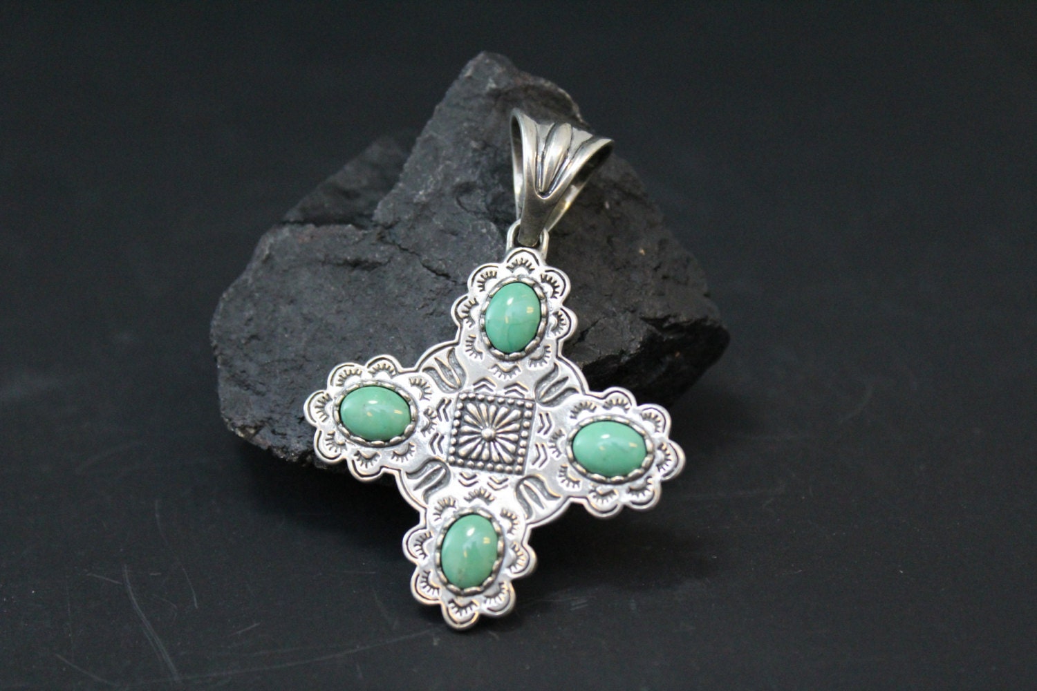 Sterling Silver Carolyn Pollack Native American Cross Pendant, Carolyn ...