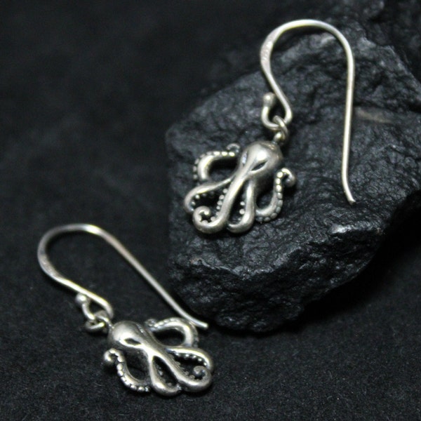 Octopus Earrings - Etsy