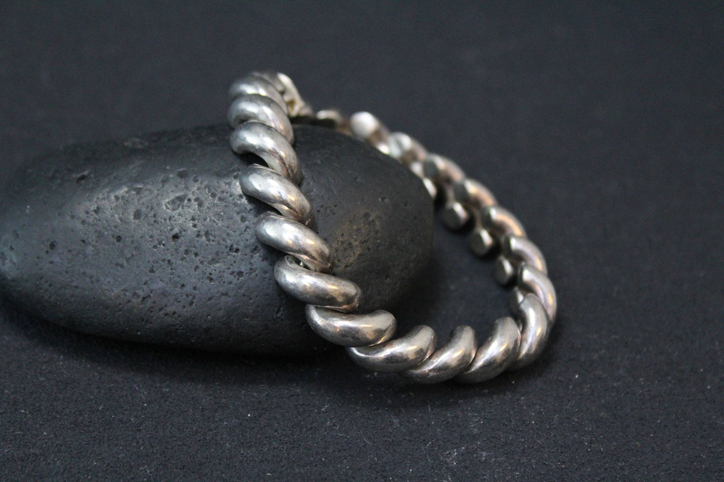 Silver San Marco Link Bracelet, Italian Silver San Marco Bracelet ...