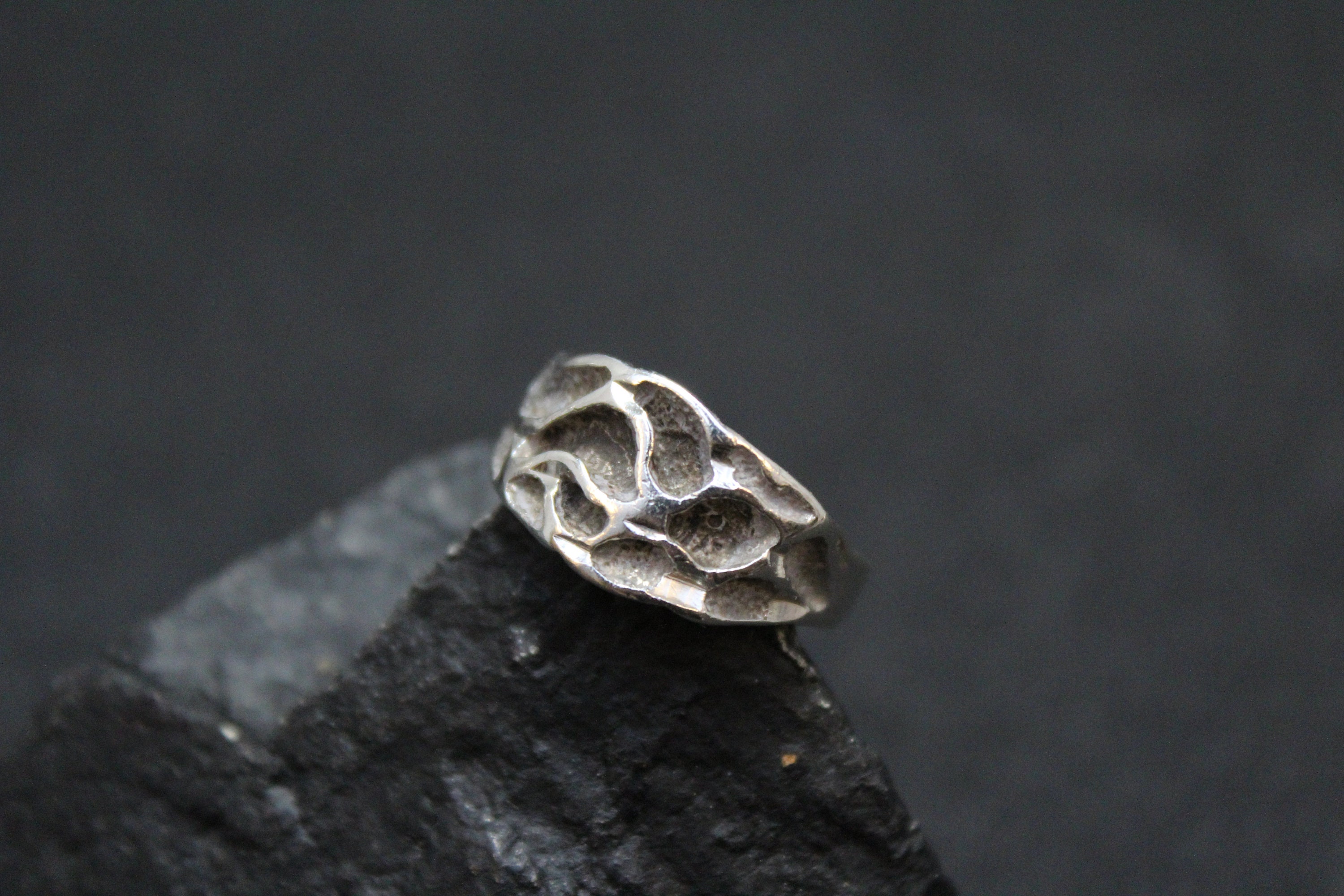 Sterling Silver Free Form Brutalist Ring, Brustalist Jewelry, Unique ...