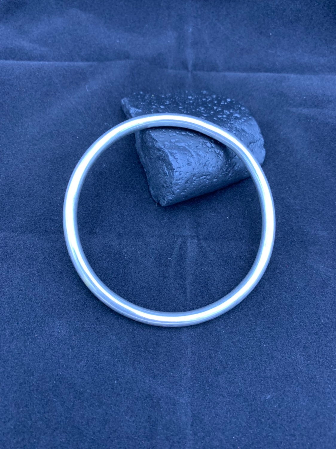 Circle Sterling Bangle, 925 Bangle, 925 Circular Bangle Bracelet, Full ...