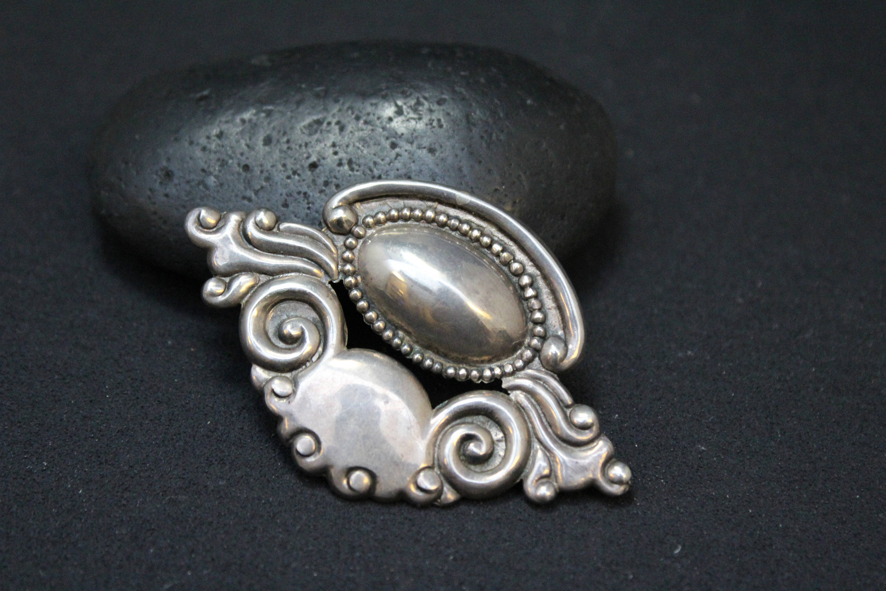 RESERVED: Large Sterling Silver Mexican Brooch, Sterling Silver Taxco ...