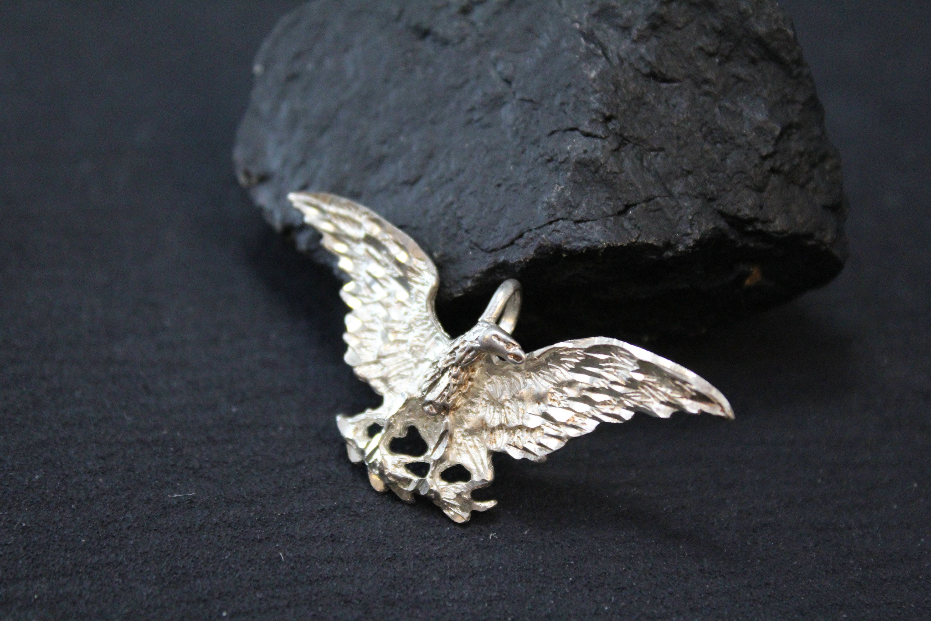 Sterling Silver Eagle Pendant, Silver Eagle Necklace, Sterling Silver ... Sterling Silver Eagle Pendant, Silver Eagle Necklace, Sterling Silver ...