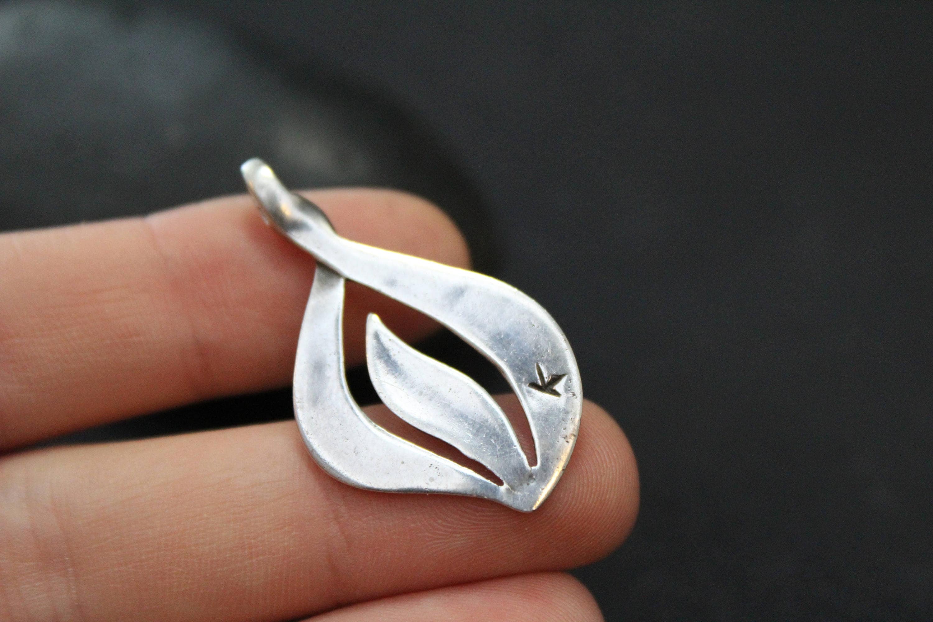 Sterling Silver Modernist Pendant, Modernist Sterling Silver Jewelry ...