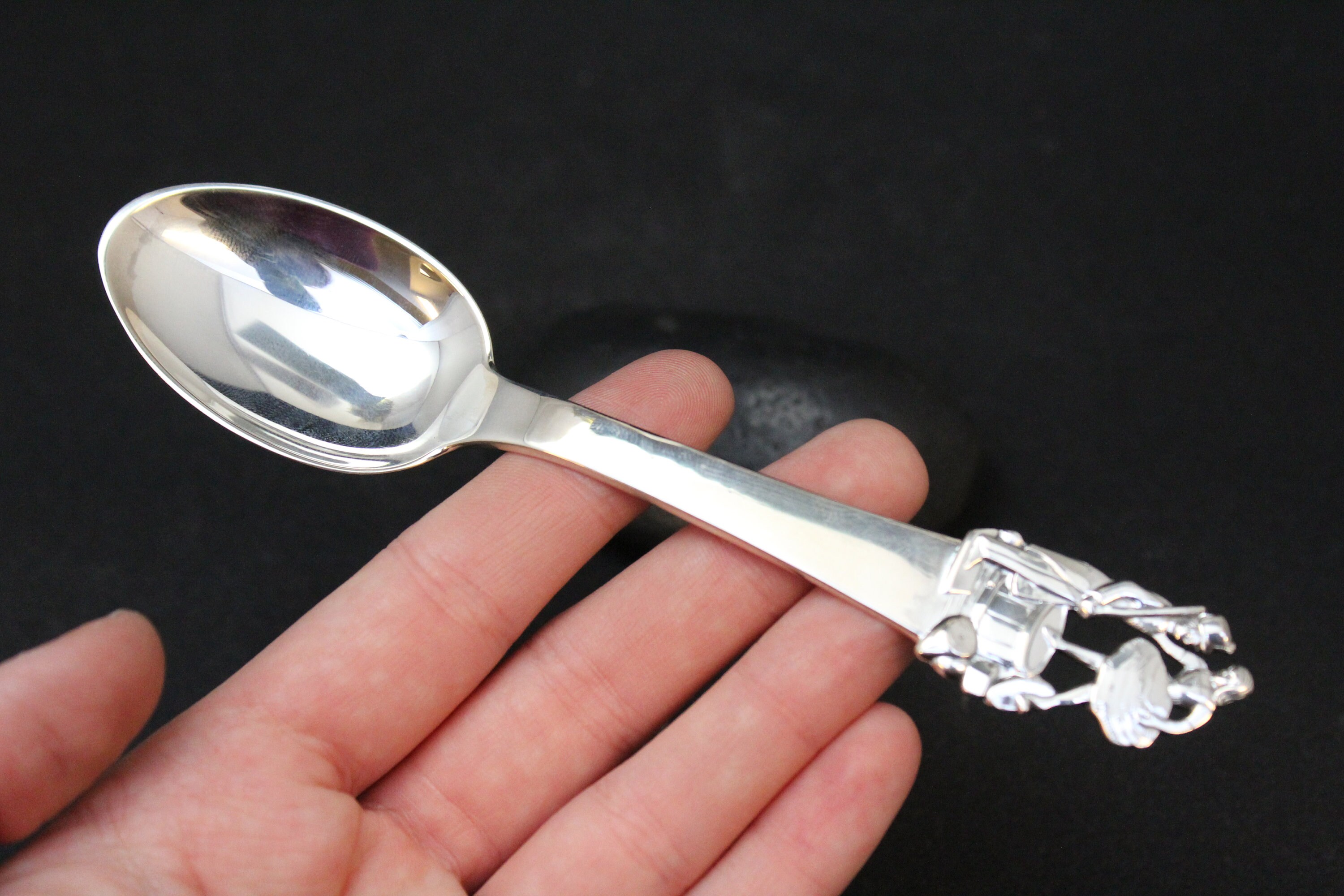Vintage 1950s H C Andersen Steadfast Tin Soldier Silver Spoon, Danish ...