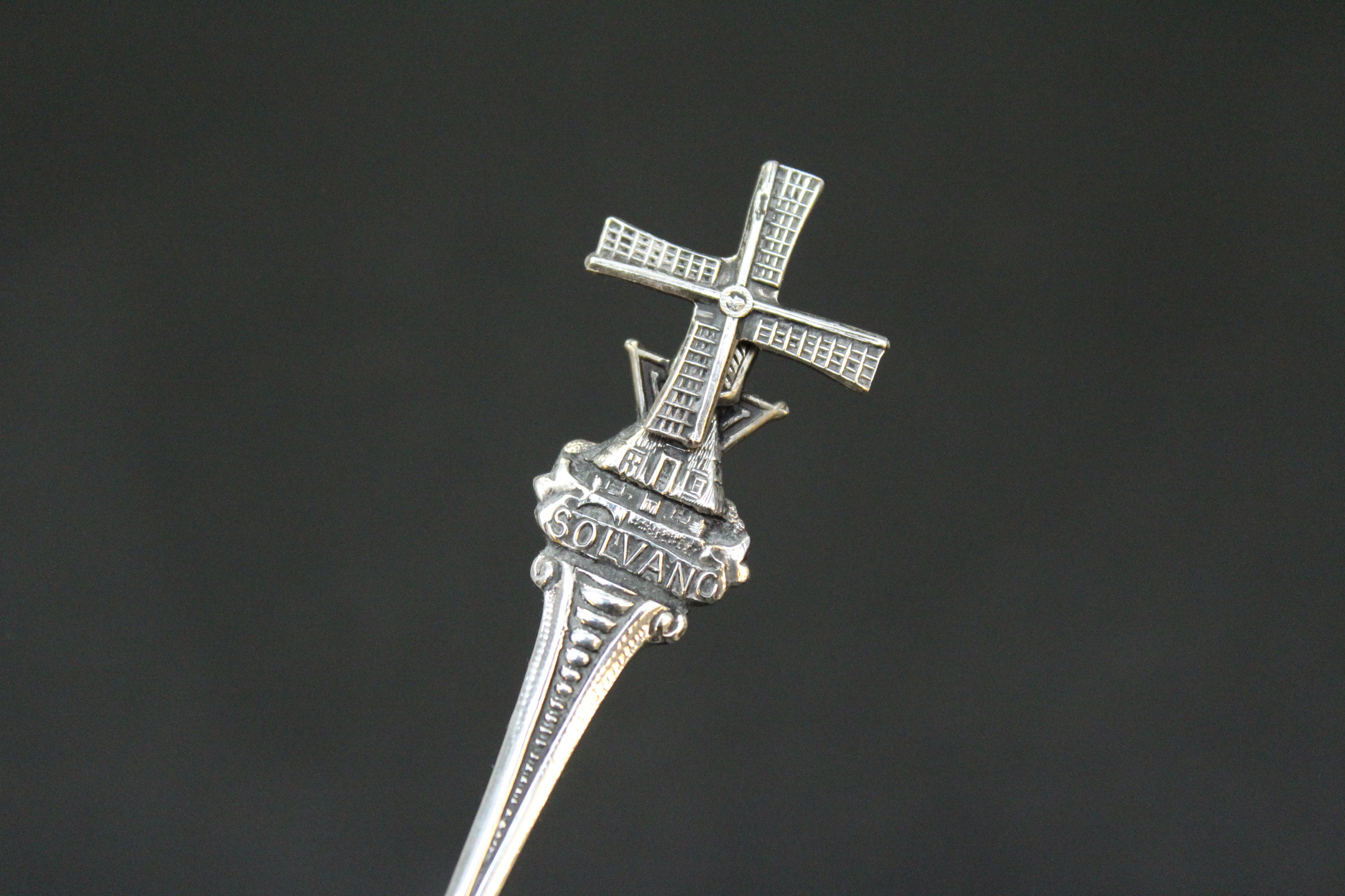 Sterling Silver Solvang Moving Windmill Spoon Made in Holland, Sterling ...