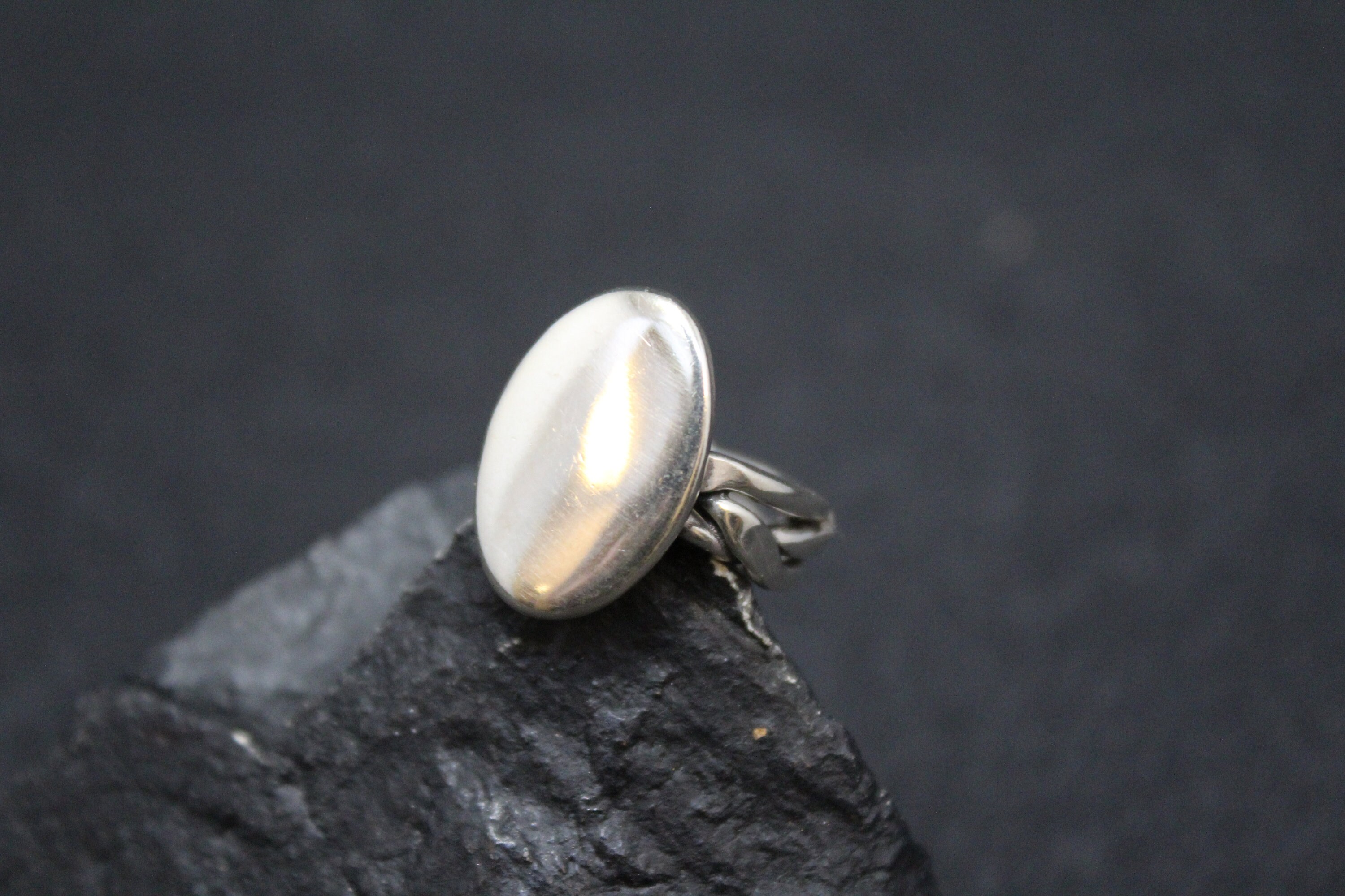 Sterling Silver Blank Monogram Ring, Sterling Silver Oval Signet Ring ...