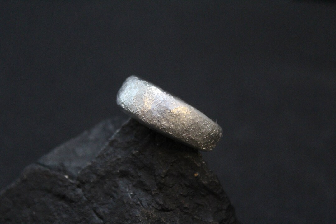 Sterling Silver Organic Textured Statement Ring, Textured Sterling Band ...