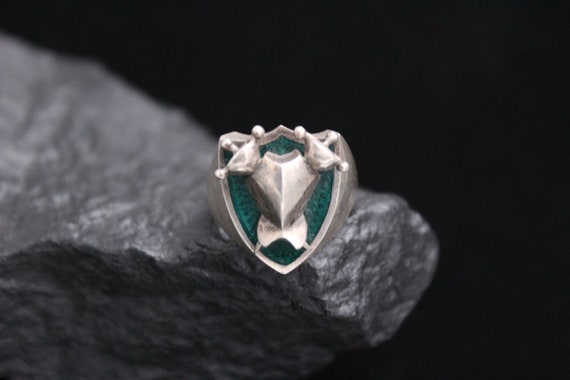 Sterling Silver Medieval Knight Armor Vintage Ring With Swords - Etsy