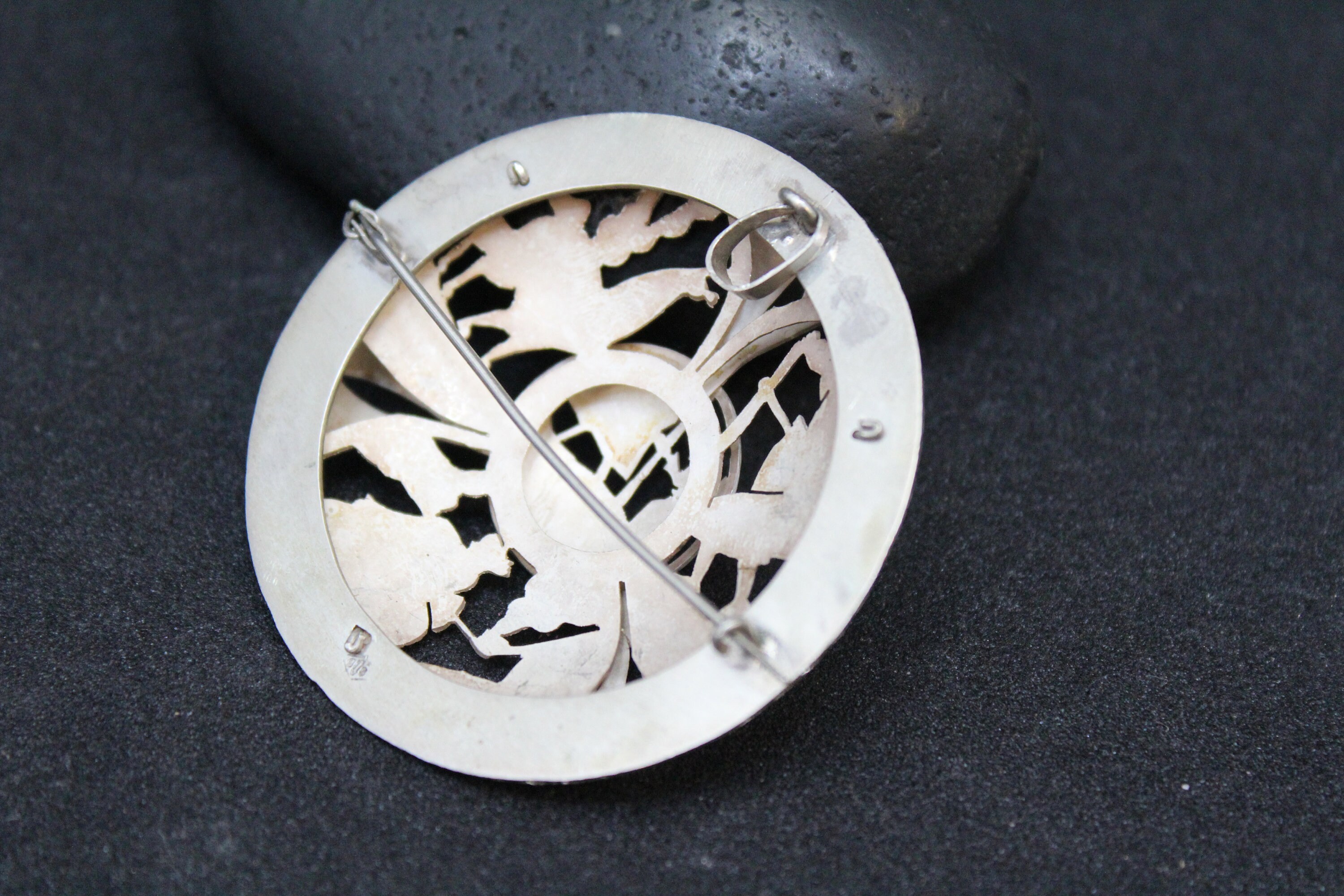 900 Silver Peru Pin, Peruvian Sterling Jewelry, Aztec llama Brooch ...