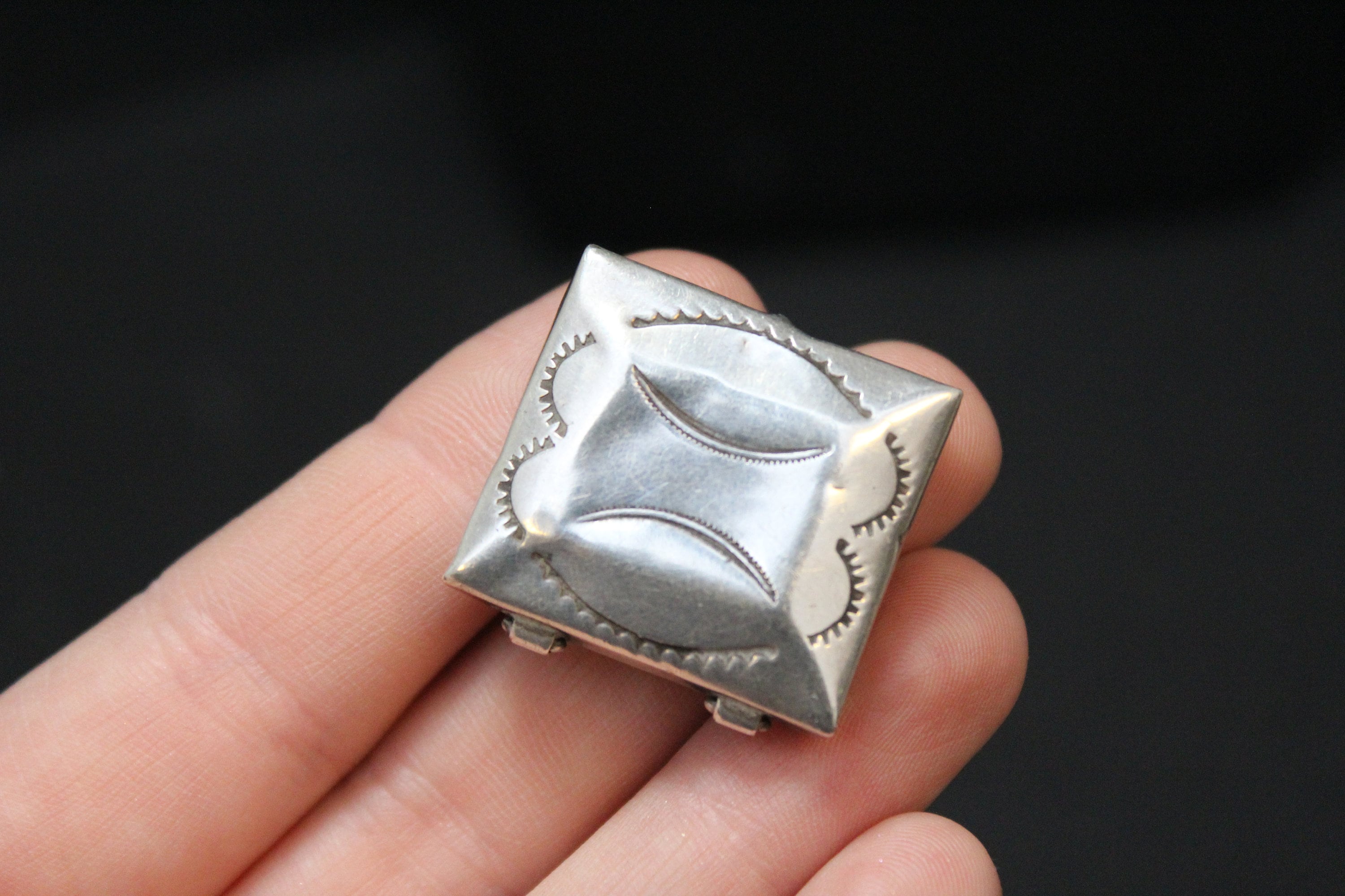 AS IS Unique Old Pawn Sterling Silver and Native American Navajo Small ...