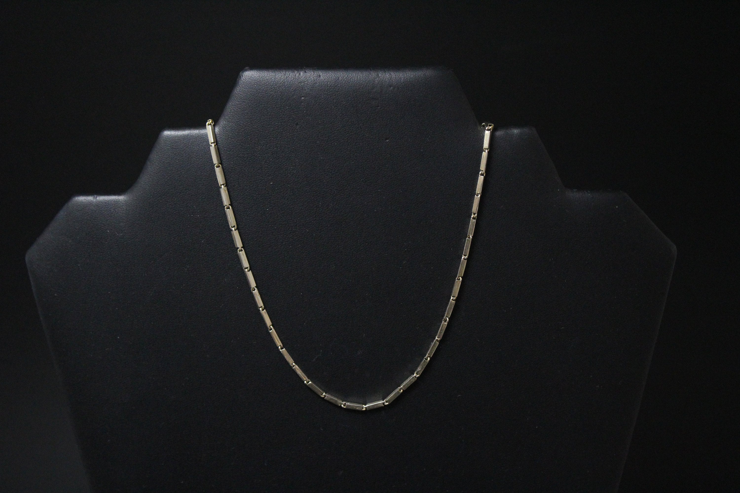 Sterling Silver Baht Chain, Sterling Silver Bar Chain, Men's Sterling ...