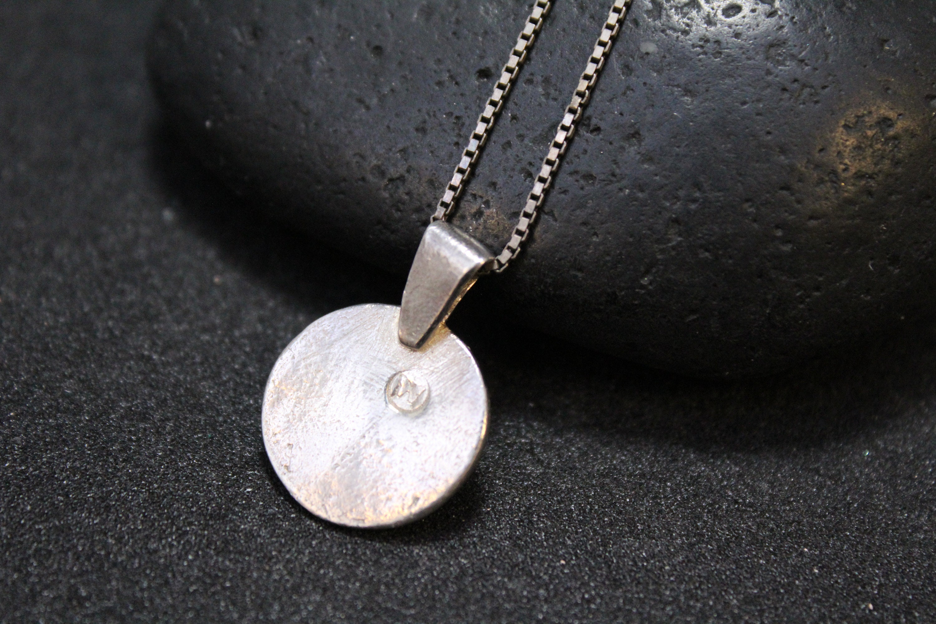 Sterling Silver Tree Medallion Necklace, Sterling Tree Necklace, Tree ...