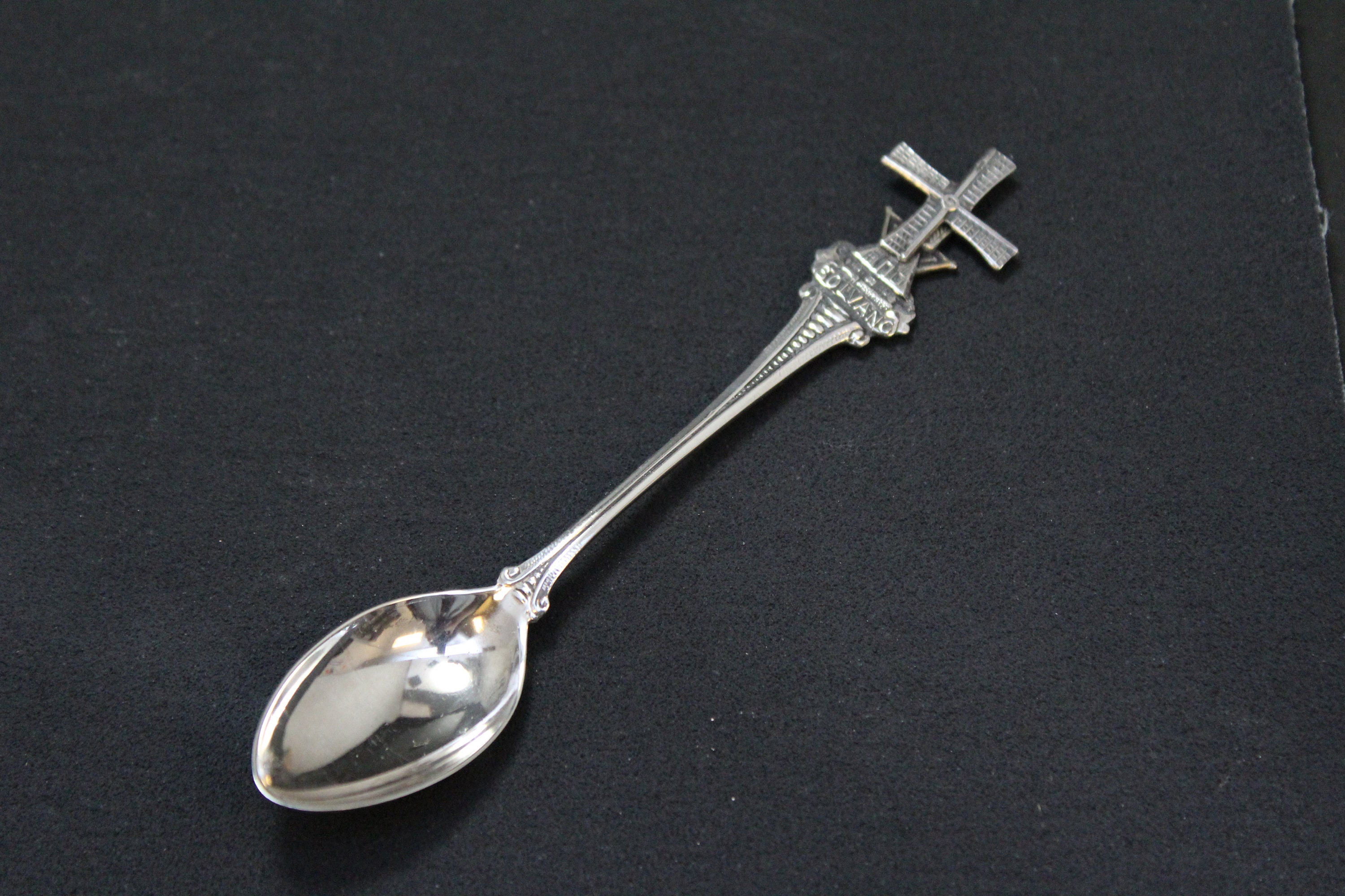 Sterling Silver Solvang Moving Windmill Spoon Made in Holland, Sterling ...