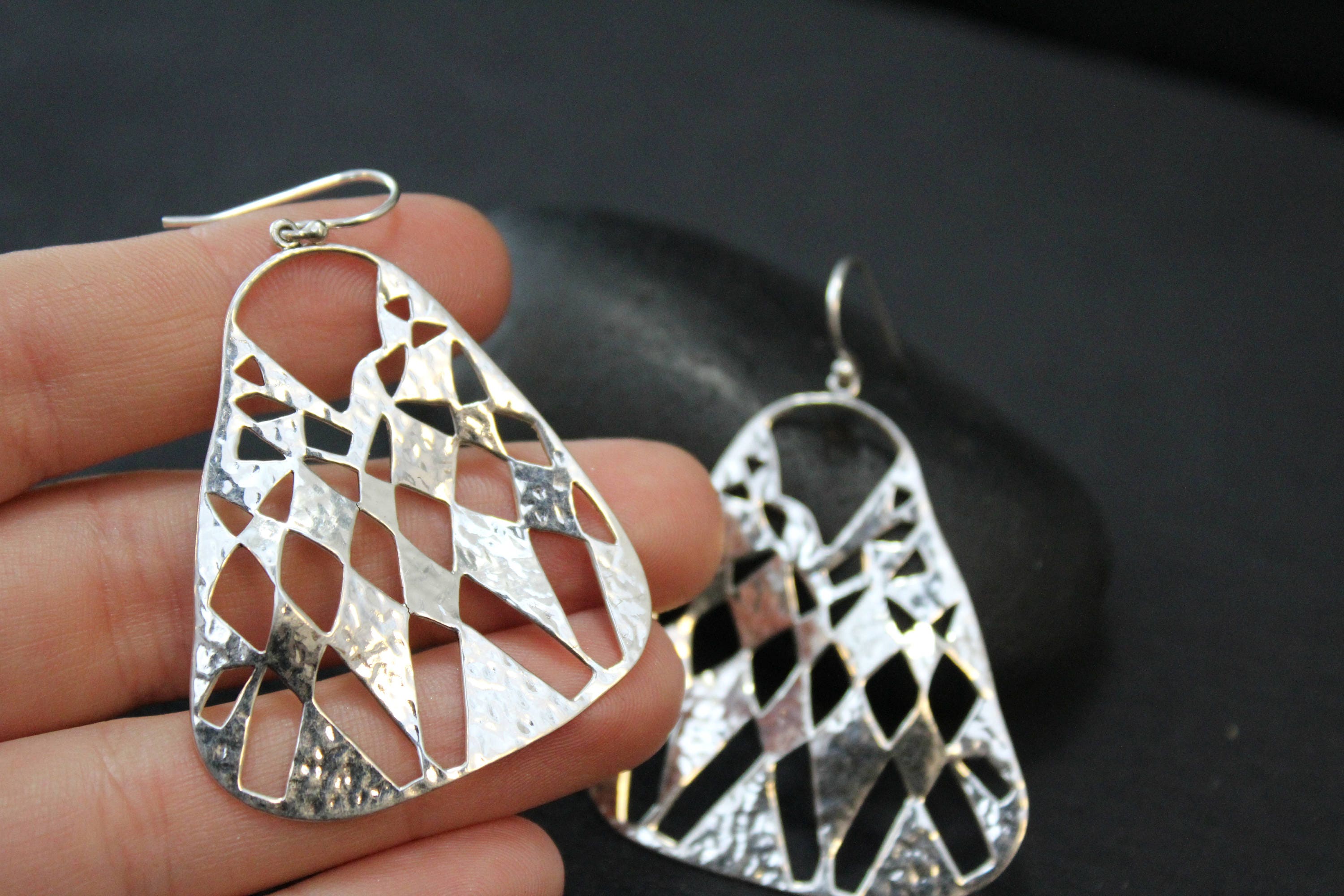 Sterling Retired Silpada Harlequin Earrings, Sterling Silver Silpada ...
