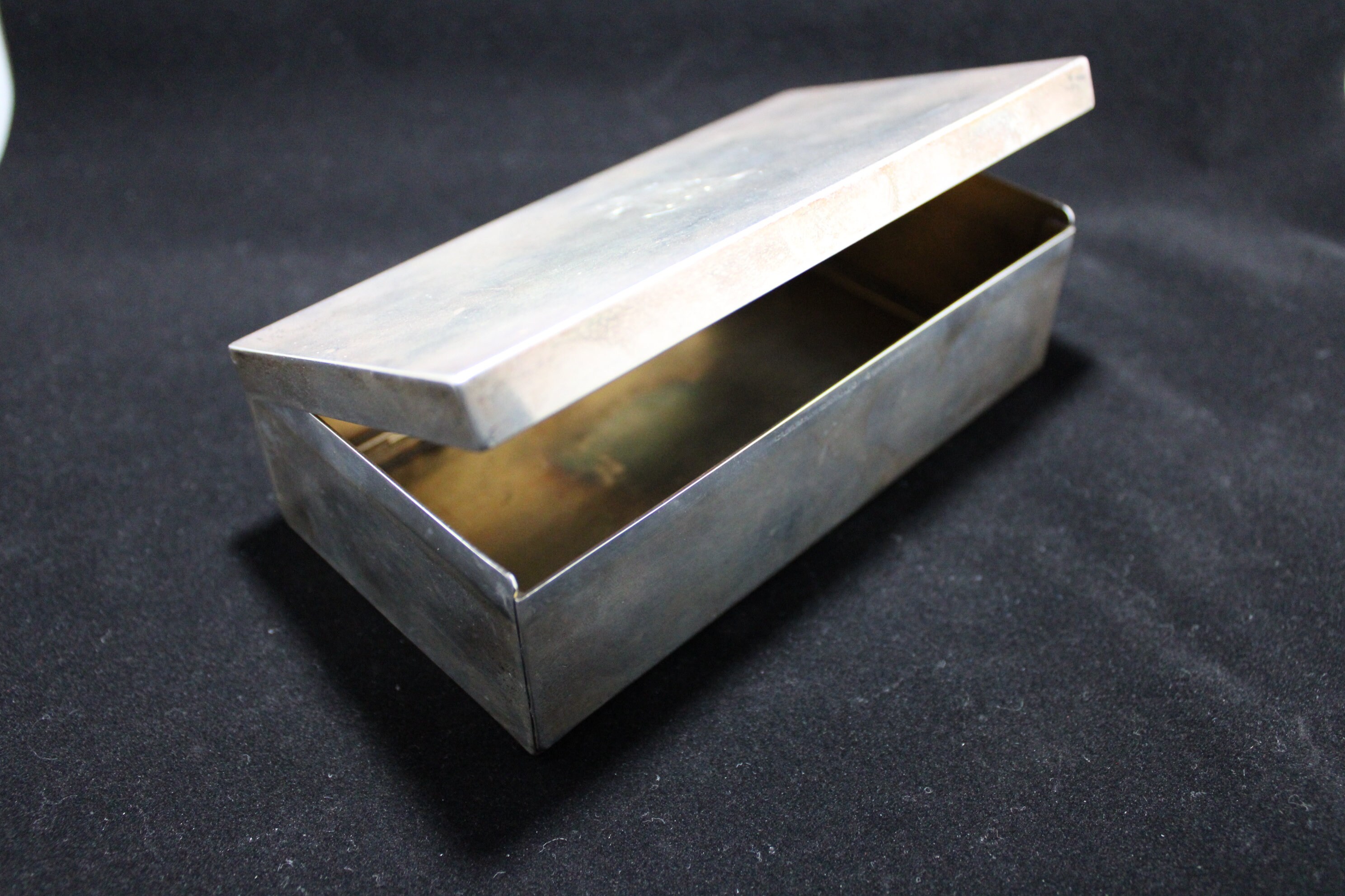 Big Sterling Box, English Sterling Silver Unicorn Box, Vintage 925 ...