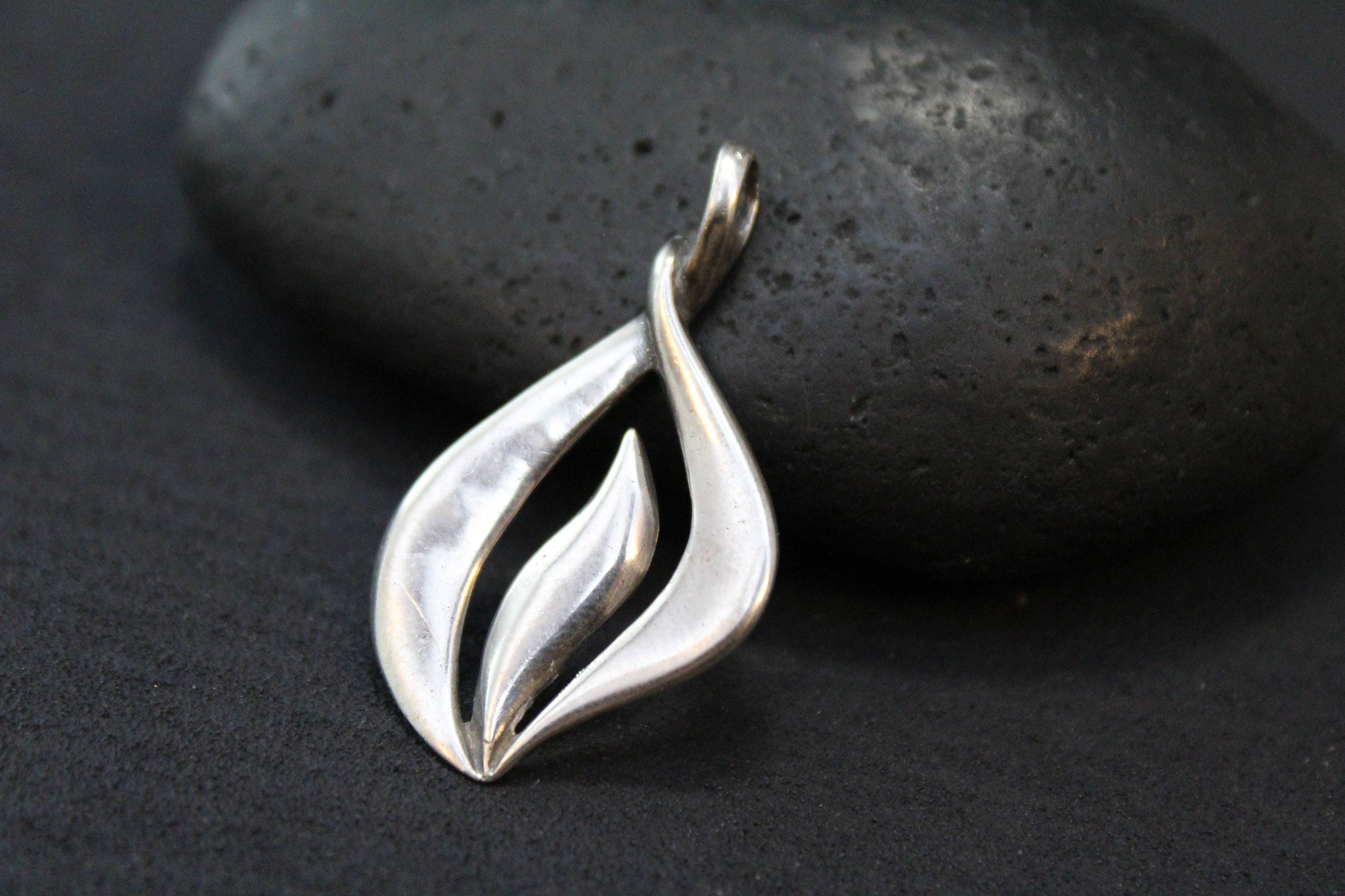 Sterling Silver Modernist Pendant, Modernist Sterling Silver Jewelry ...