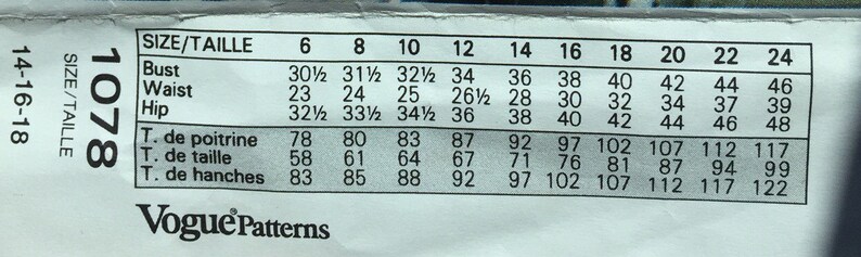 Vogue Career Wardrobe 1078; 1990's; Misses Jacket, Dress, Top, Skirt ...