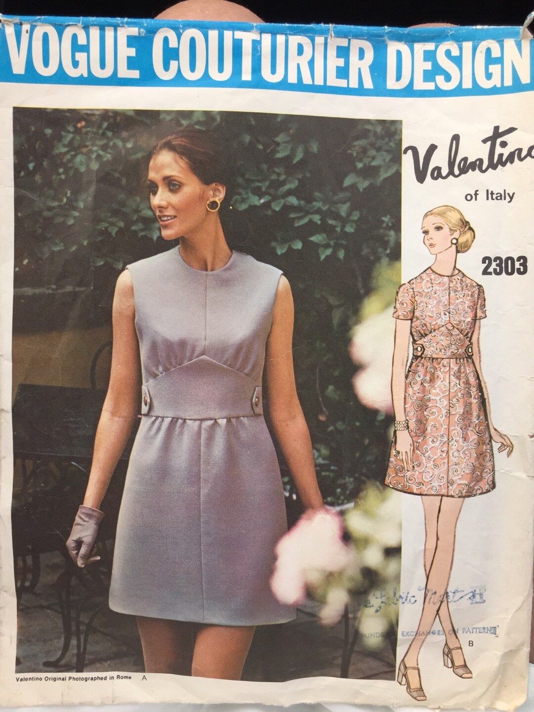 Vogue Couturier Design 2303; Ca. Early 1970s; Valentino of Italy ...