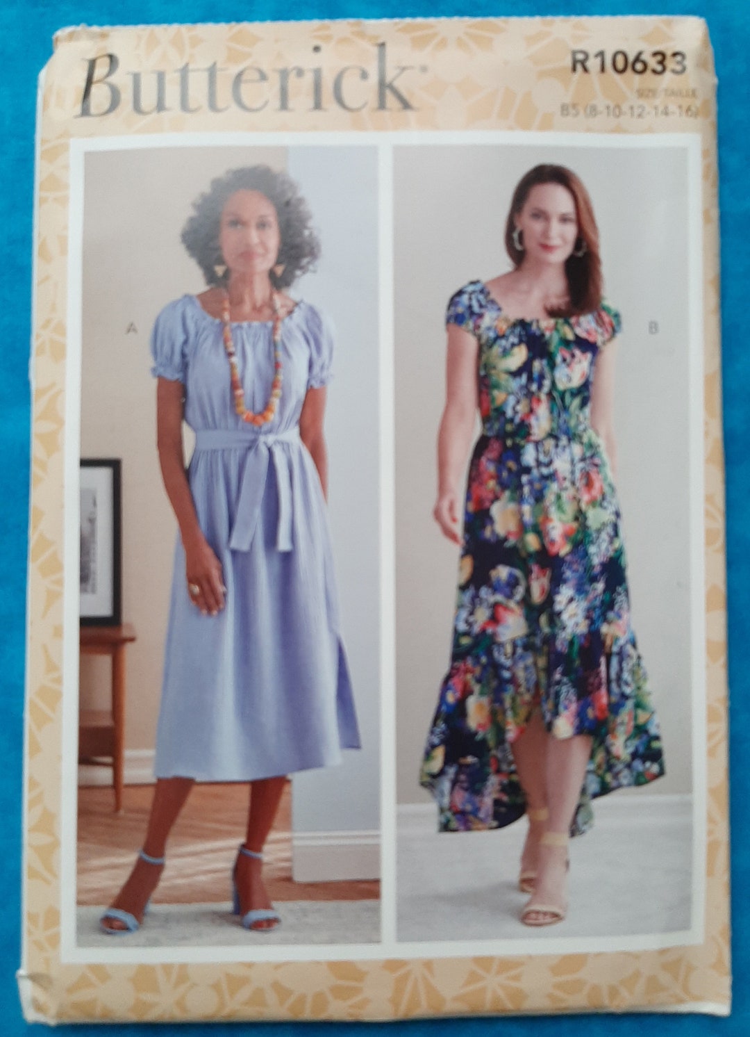 Butterick Sewing Pattern R10633 Size 8 10 12 14 16 Misses Dresses and ...