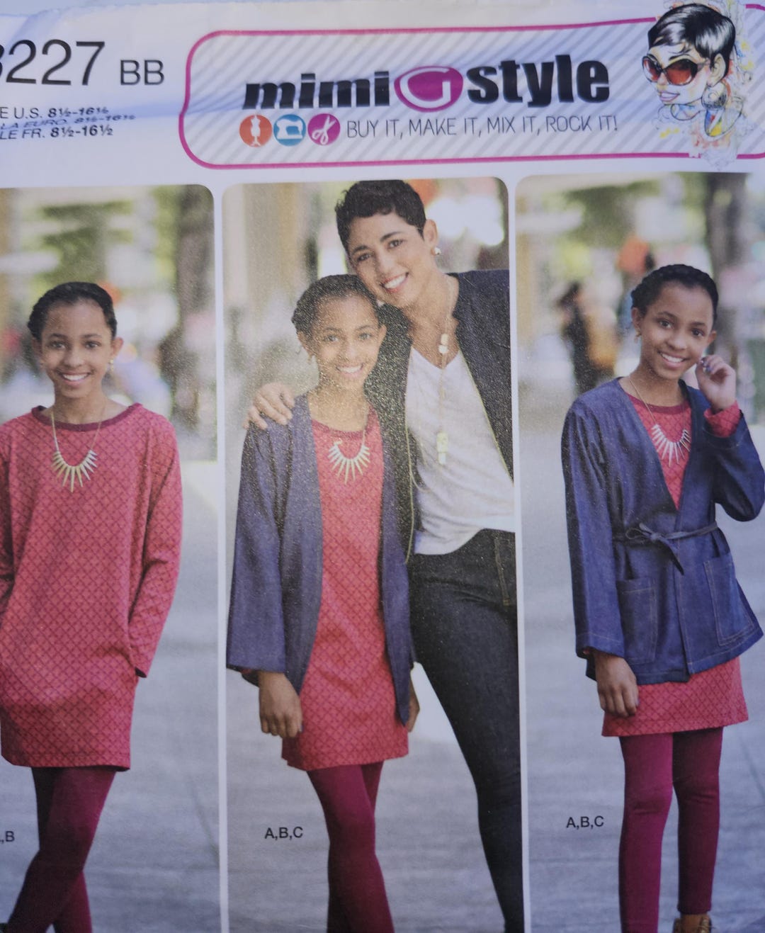 Simplicity Mimi G Style Pattern 8227 Sizes 8 1/2 to 16 1/2 Girl's Plus ...