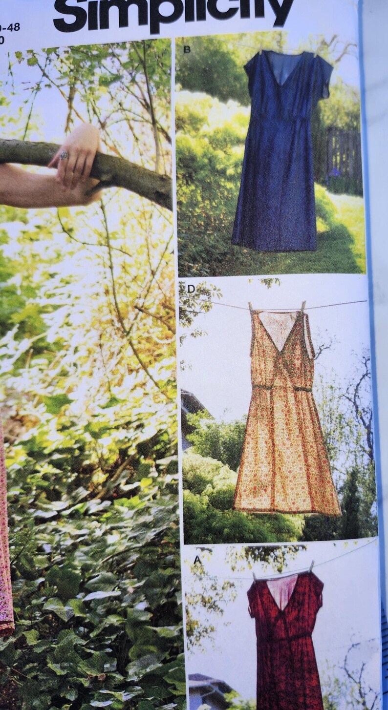 Simplicity 8231 Pattern Misses Dress in Two Lengths. Sizes 14 - 22 ...