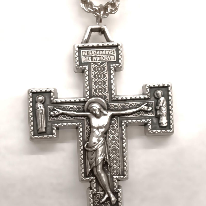 Russian Orthodox Pectoral Cross - Etsy