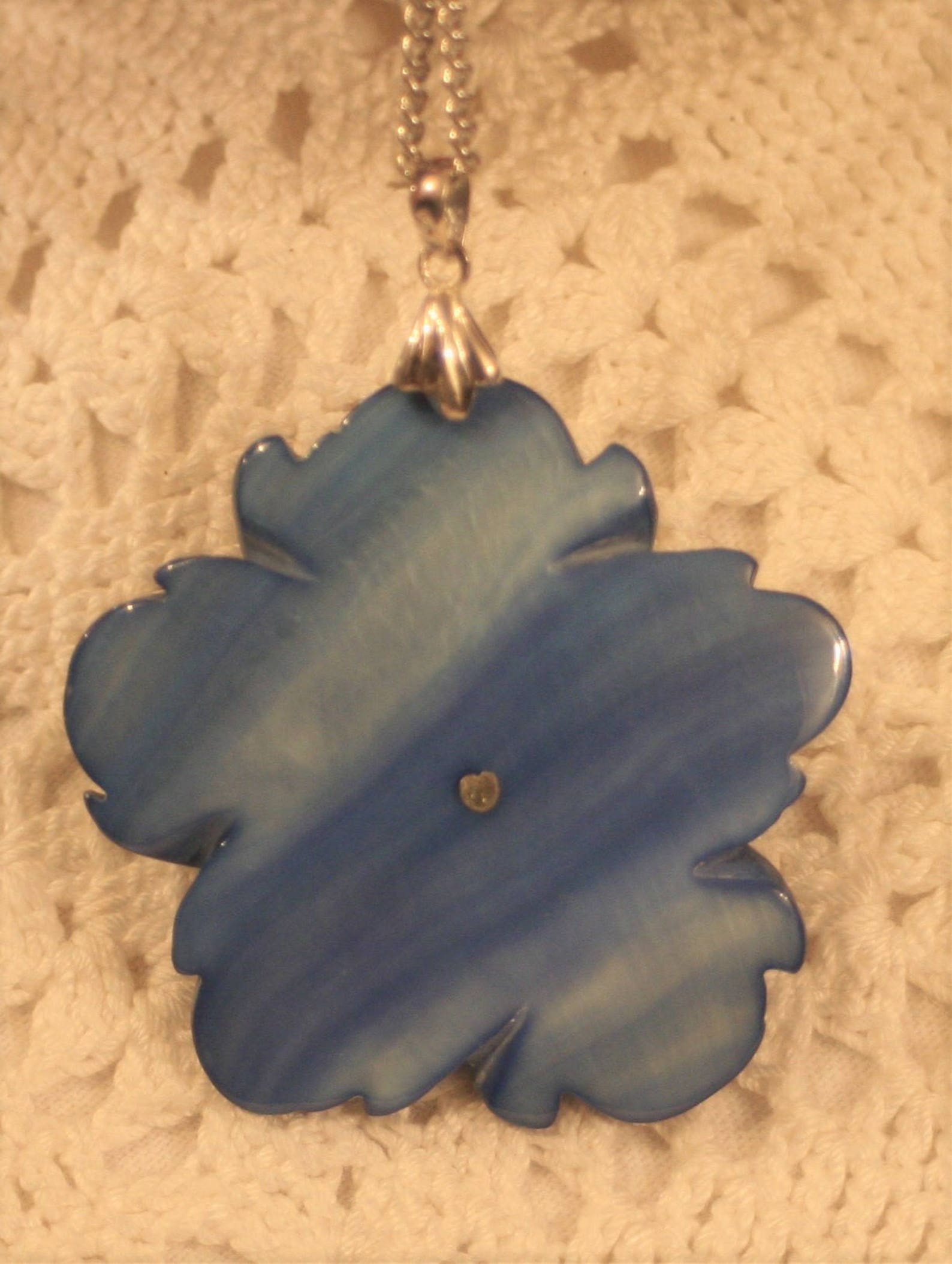 Striking Etch Detailed Sculpted Blue White Marbled Natural | Etsy