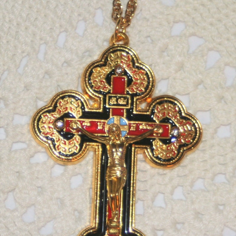 Wooden Orthodox Cross - Etsy