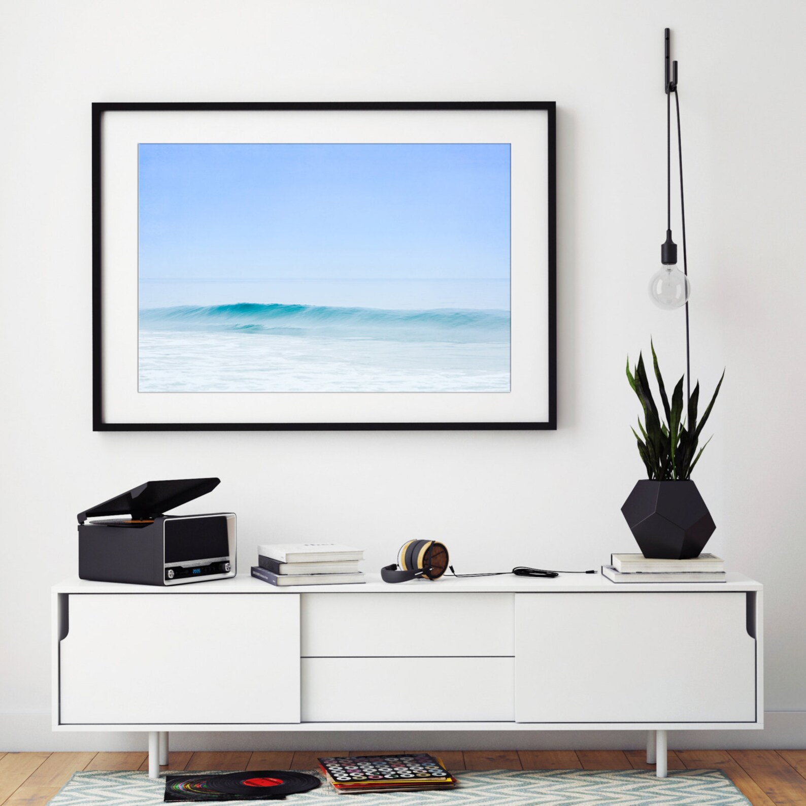 Blue Beach Decor, Beach Photography, Moonlight Beach, Wave, Water, Blue ...