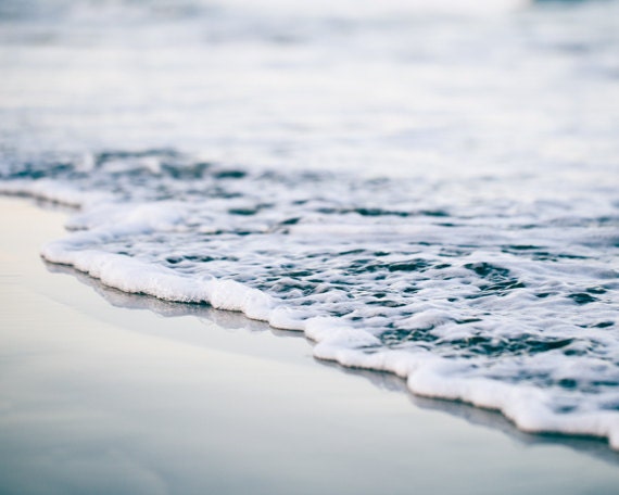 Bathroom Wall Art, Bathroom Beach Decor, Ocean Tide, Beach Photography ...