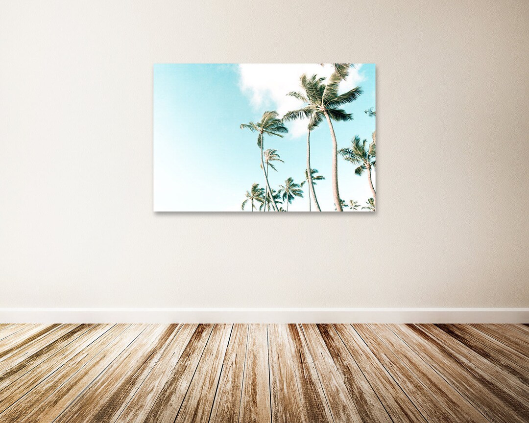 Tropical Canvas Art, Large Beach Wall Decor, Hawaii Art, Tropical Beach ...