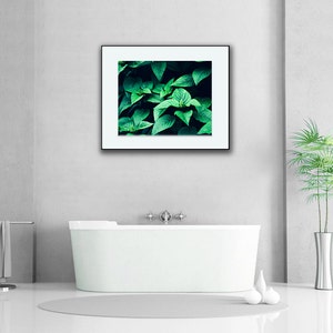 Nature Photography, Deep Green Botanical Print, Leaves, Natural Art ...