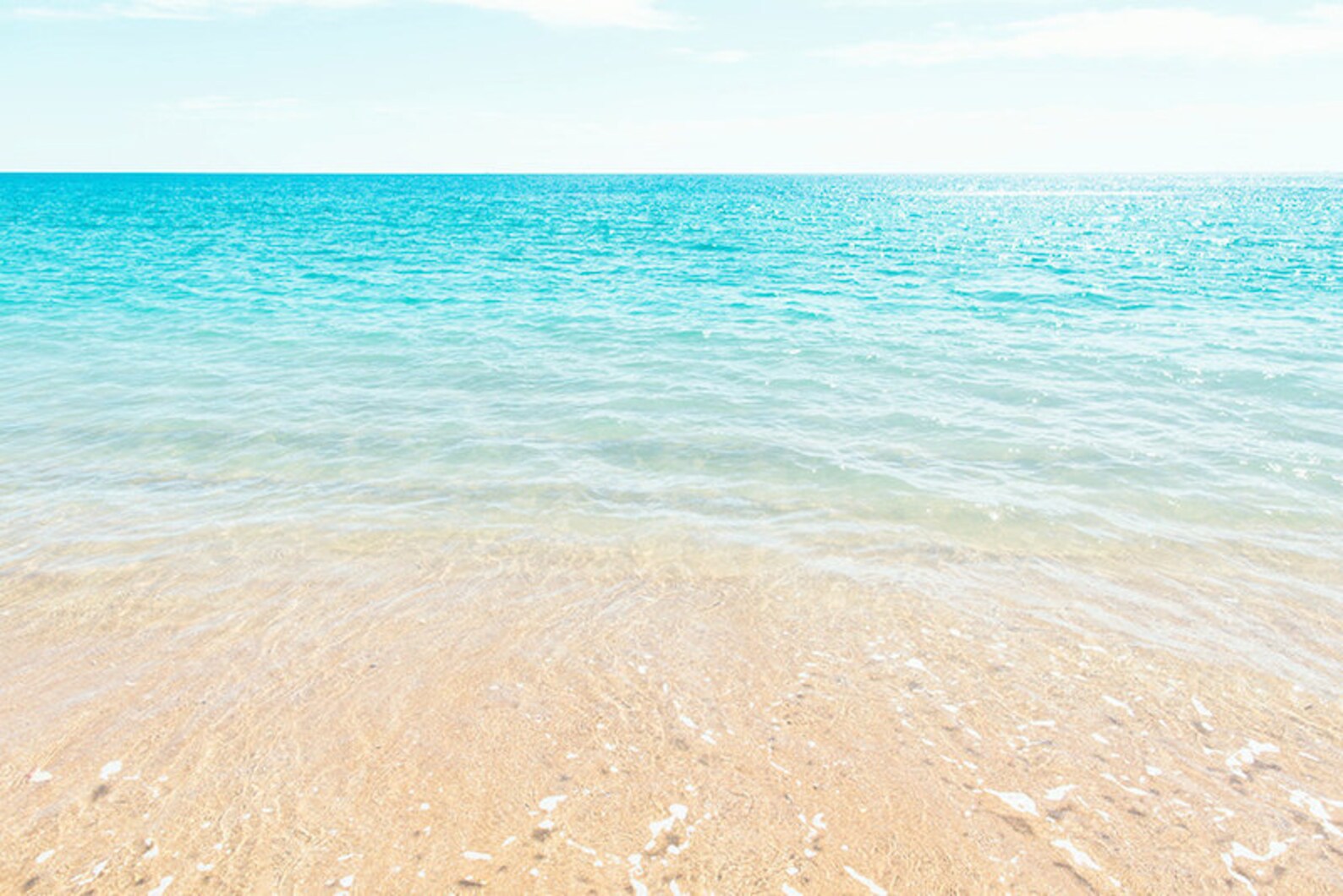 Ocean Photography, Blue Wall Art, Aqua Blue, Beach Landscape, Beach ...