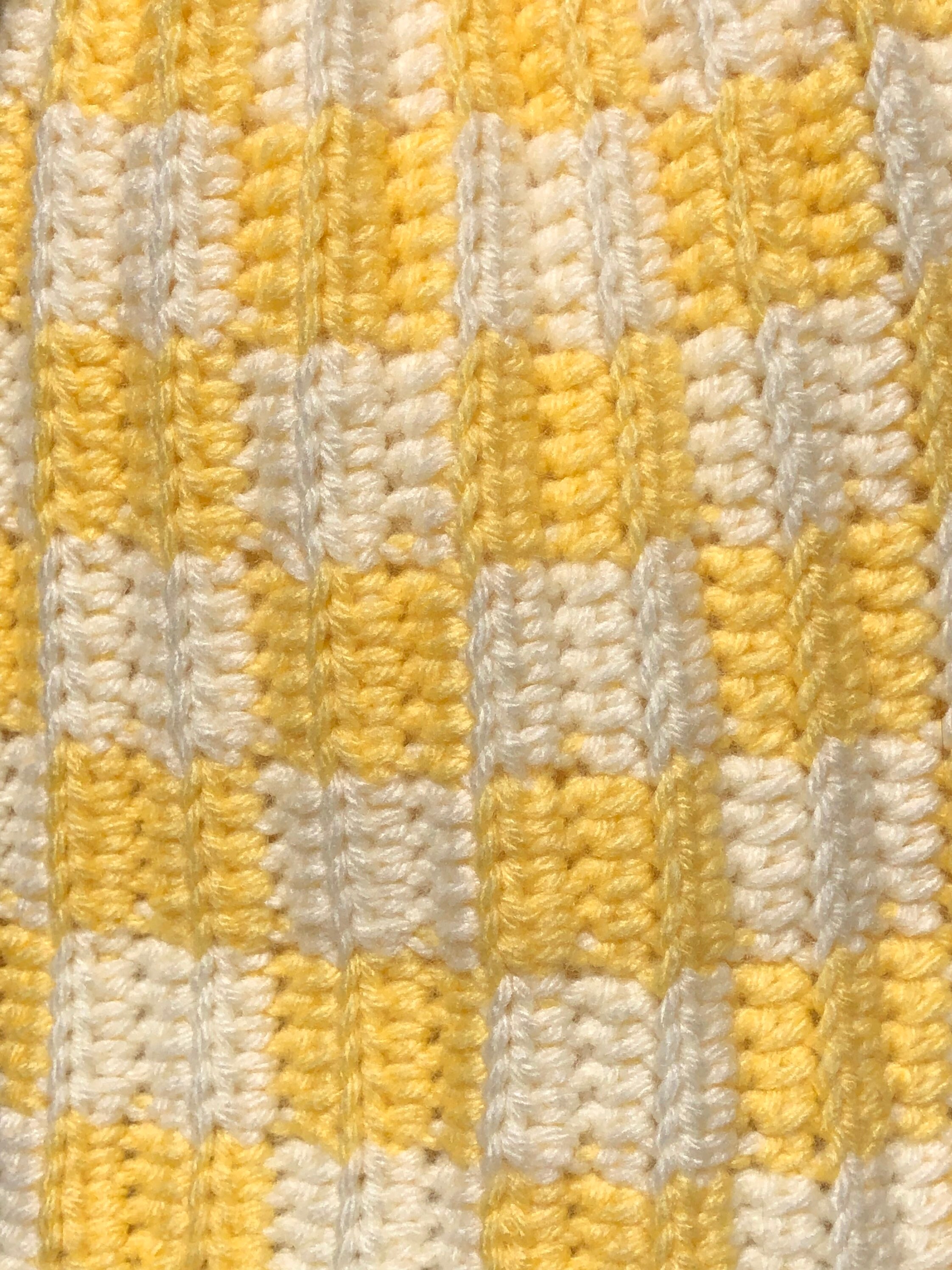 Checkered Beanie, Crochet, Handmade, Hat, Skater, Emo, Checkerboard ...