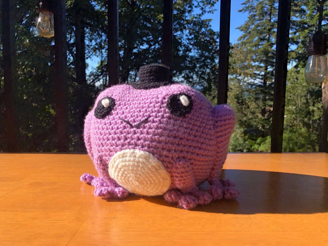 Crochet Frog / Dapper / Top Hat / Unique / Purple / Cute / Handmade ...