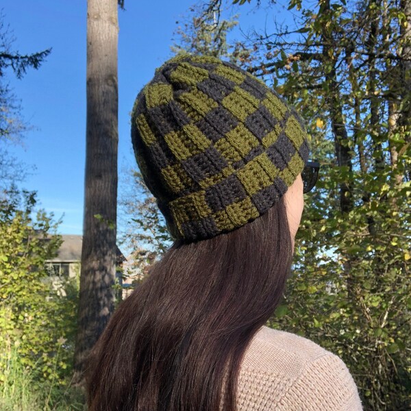Checkered Hat - Etsy