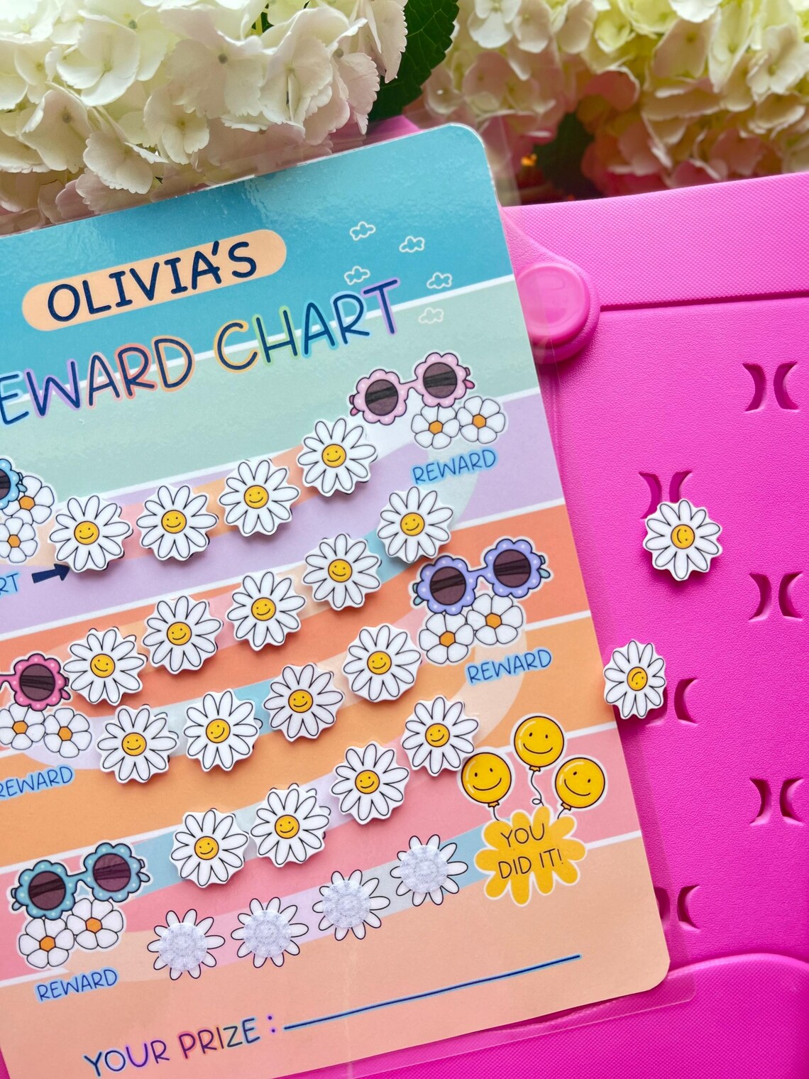 Groovy Boho Kids Reward Chart: Printable Goal Tracker (digital Download ...
