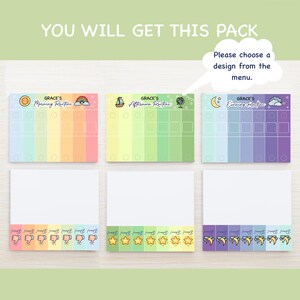 Chore Chart for Kids, Morning, Afternoon & Evening Routine Chart ...