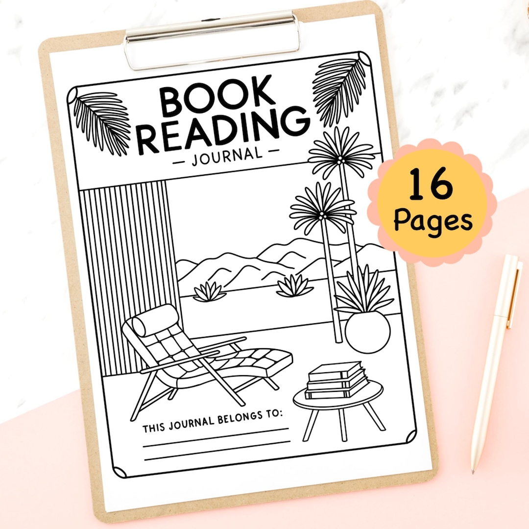 Summer Reading Challenge Printable, Teen, Adult or Kids Reading Journal ...