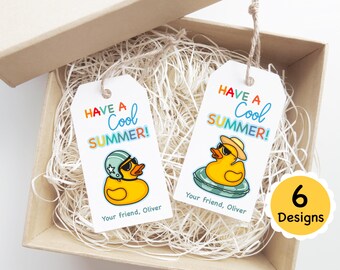 Editable Last Day of School Tag End of Year Teacher Gift Tags Great ...