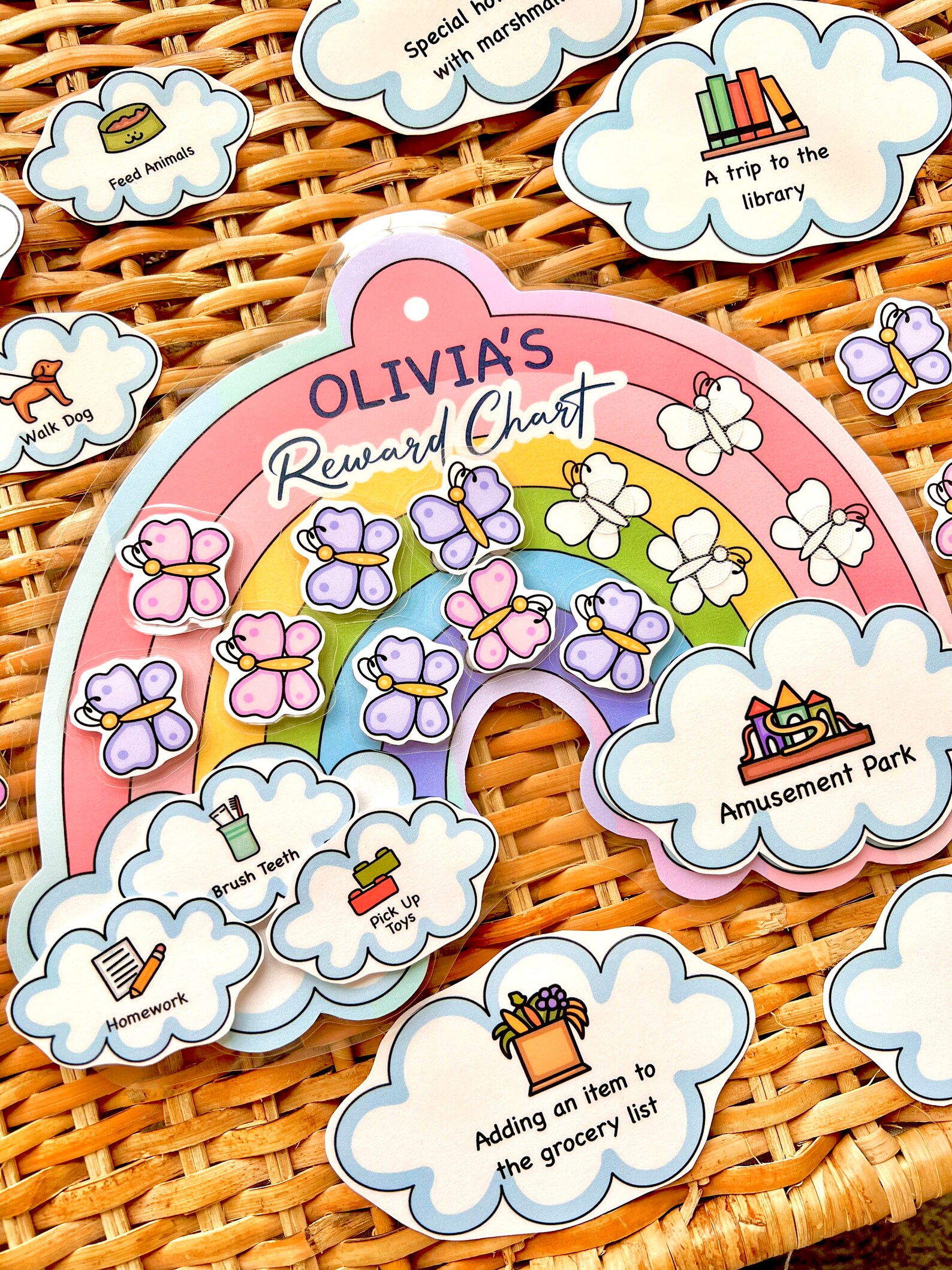 Laminated Kids Reward Chart: Chore & Routine Tracker - Etsy