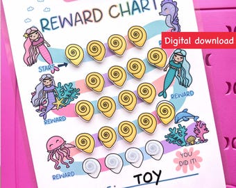 Bedtime Sheep Reward Chart for Kids Behavior Chart Printable, Chore ...