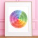 Feelings Wheel Print, Emotions Behavior Wheel PDF, Feelings Chart ...