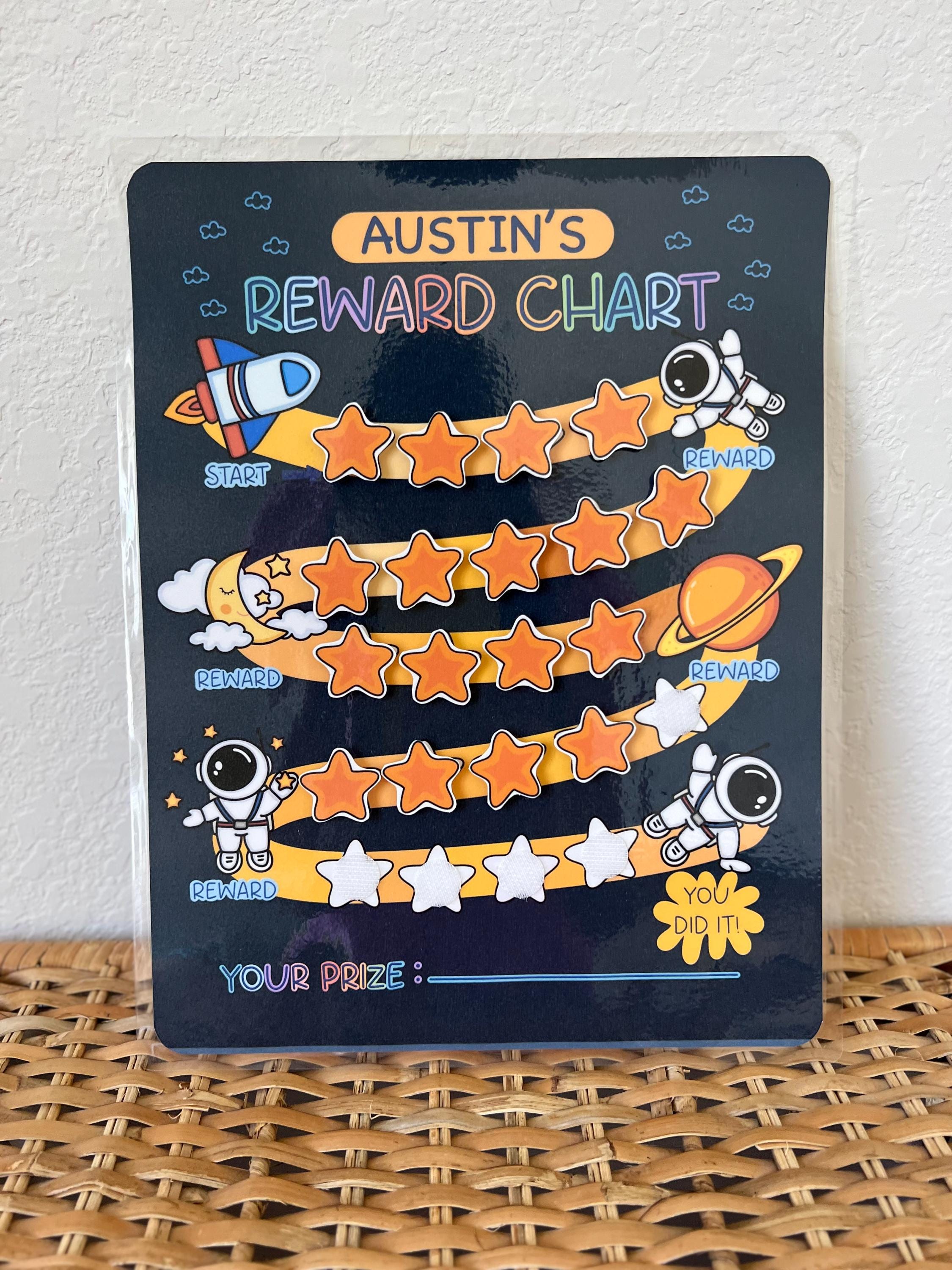 Personalized Kids Reward Chart: Laminated Behavior & Potty Training - Etsy