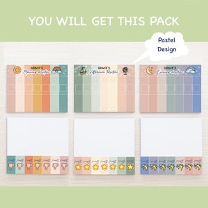 Morning, Afternoon & Evening Routine Chart, Planning Toddler Bedtime ...